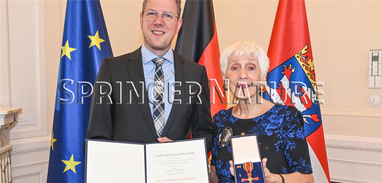 Bundesverdienstkreuz für Frankfurter Psychologin Christa Leiendecker