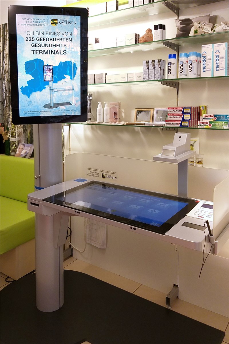 Arztpraxis testet digitales Gesundheitsterminal