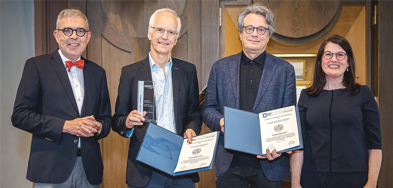 Albert-Kölliker-Lehrpreis für Manfred Gessler und Peter Heuschmann