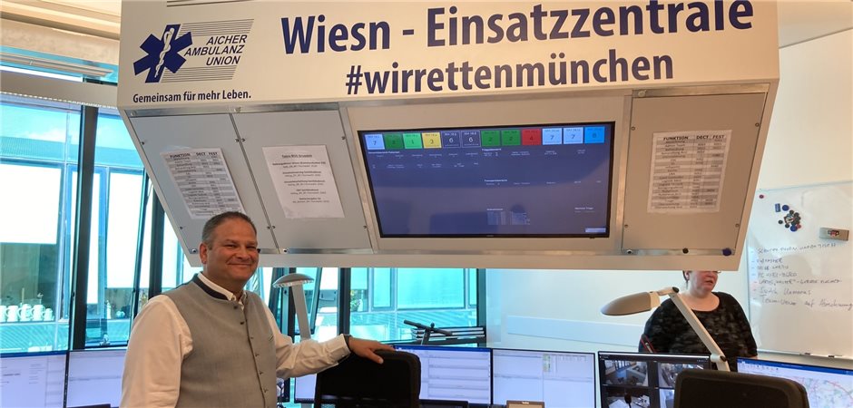 Die Wiesn-Sanitäter sind startklar - mehr Personal und Hygienekonzept