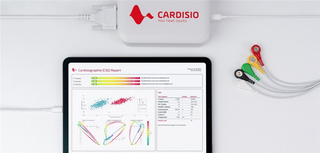 Cardisiographie mit 18-Kanal EKG